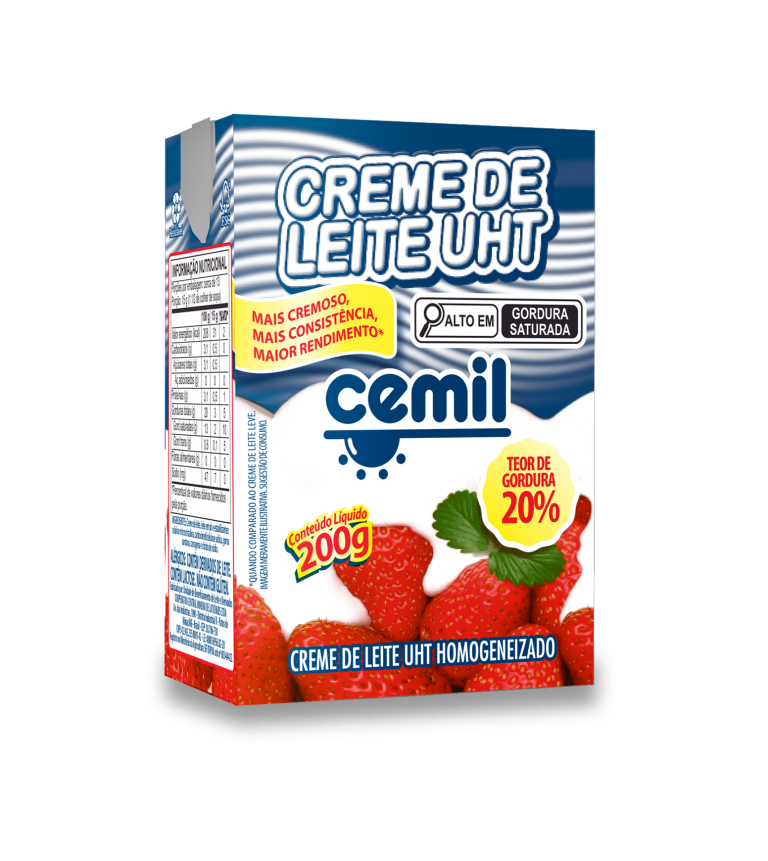 Creme de Leite UHT 200 g - Cemil